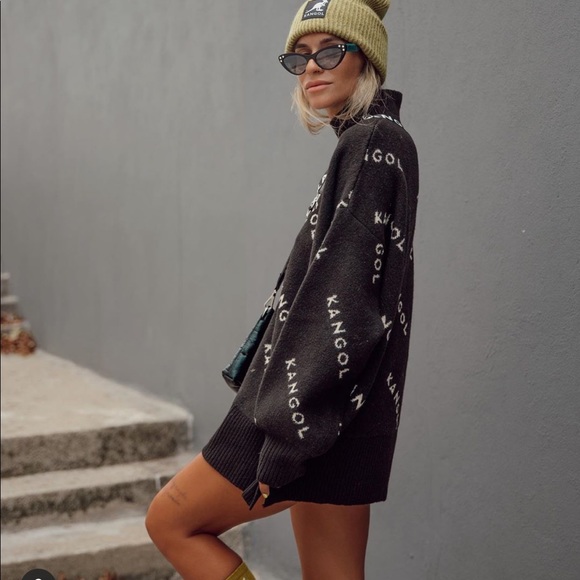 H&M X Kangol | Sweaters | Kangol X Hm Knit Sweater Kango Logo | Poshmark
